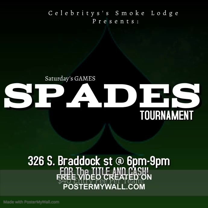 Copy of Copy of Copy of spades flyer | PosterMyWall