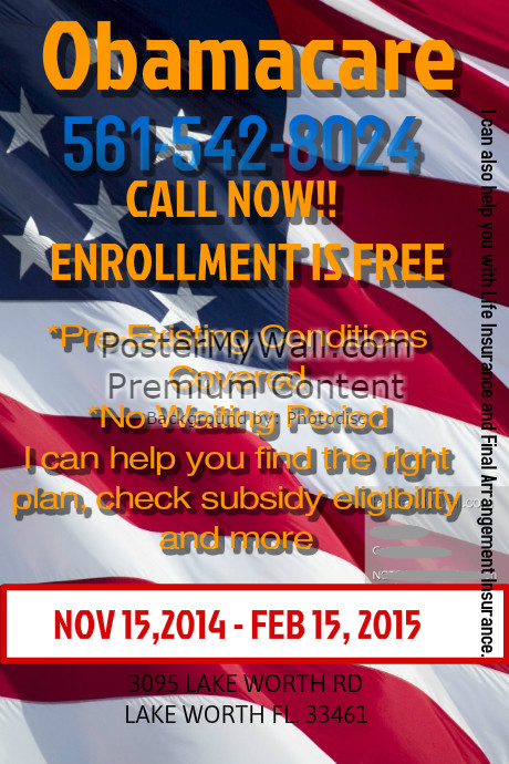 Copy of Obamacare | PosterMyWall