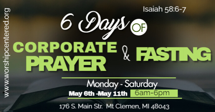 Week of prayer and fasting | PosterMyWall
