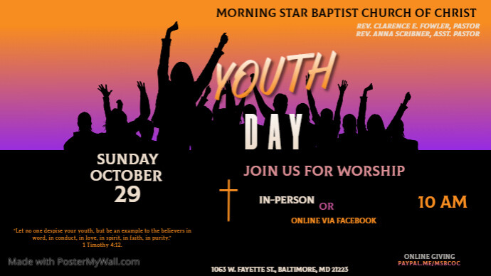 Copy of Copy of Youth Explosion Twitter Post | PosterMyWall