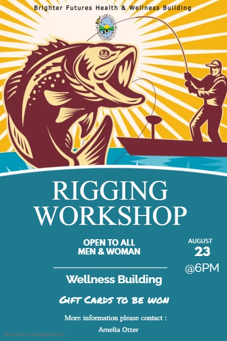Fishing event party flyer template | PosterMyWall