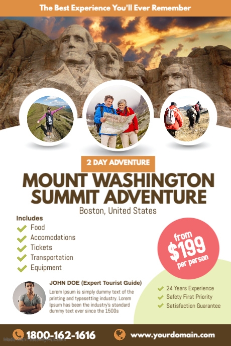 Mount Washington Summit Travel Poster | PosterMyWall