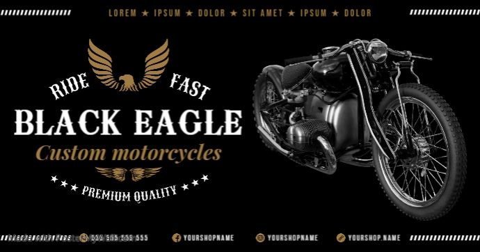 Copy of Salinan MOTORCYCLE BANNER | PosterMyWall