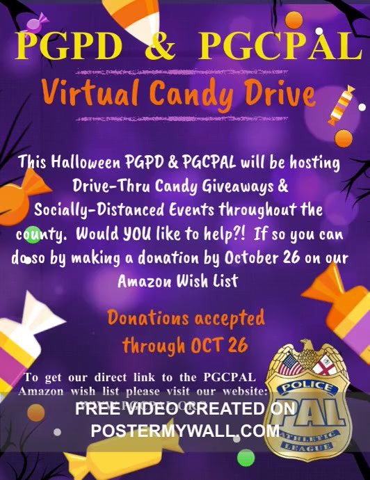 Halloween Candy Drive | PosterMyWall