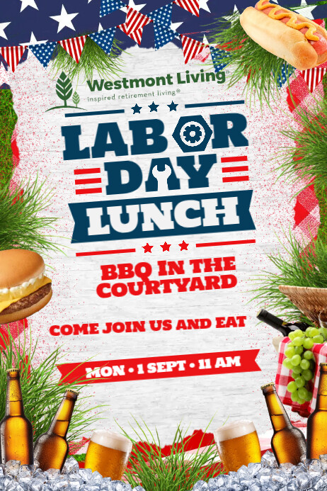 Copy of Labor Day Picnic Poster Template | PosterMyWall