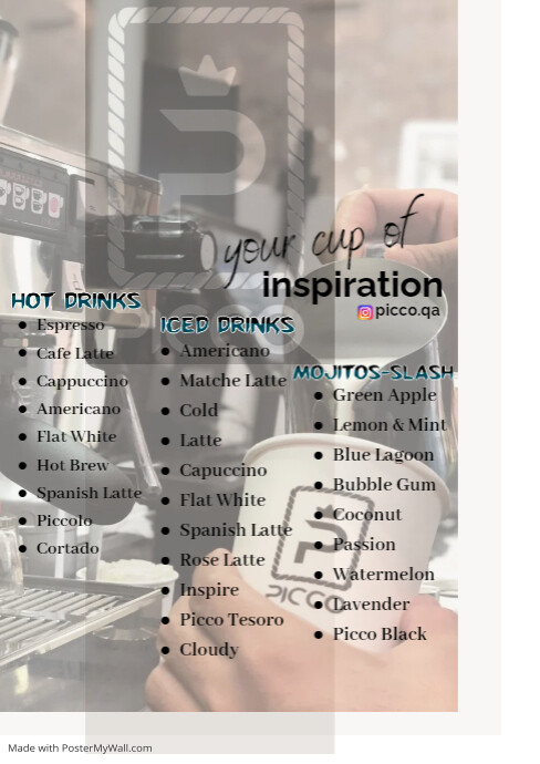 ICE DRINKS | PosterMyWall