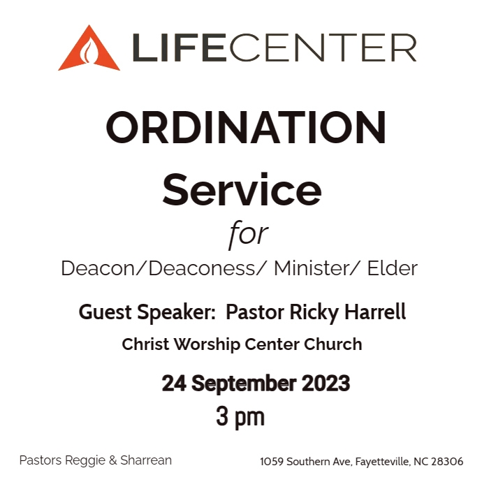 ordination flyer template | PosterMyWall