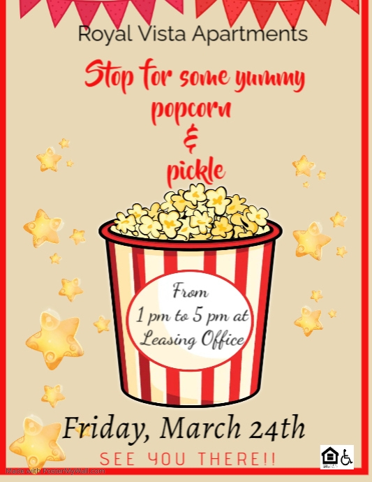 flyers template popcorn | PosterMyWall