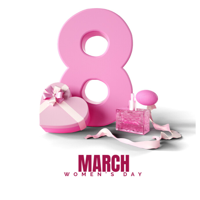 8th March Logo Template | PosterMyWall