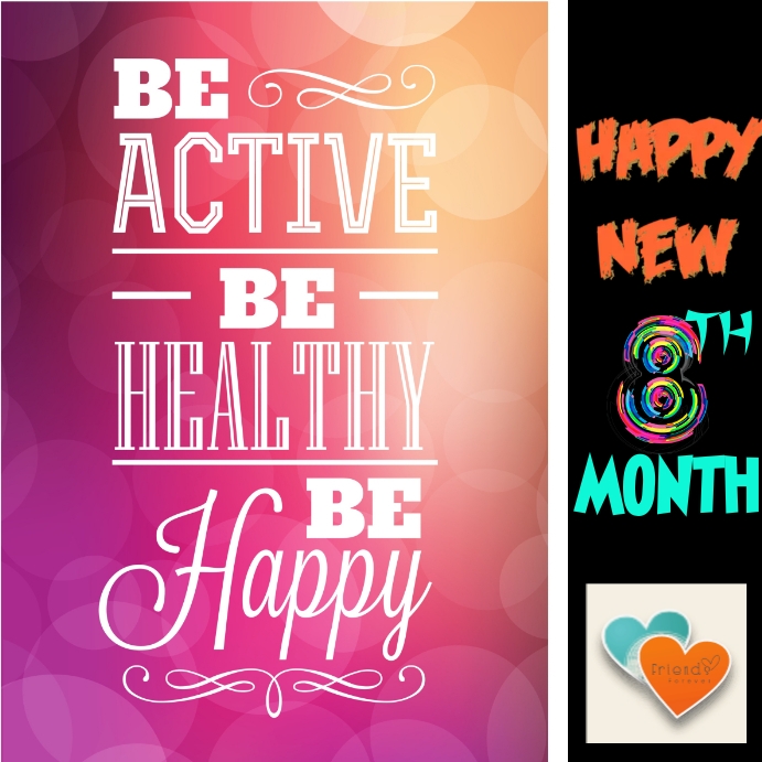 8th Month Template | PosterMyWall