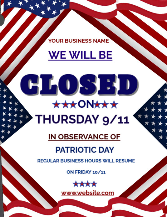Copy of 9/11 Days Flyer (us Letter) | PosterMyWall