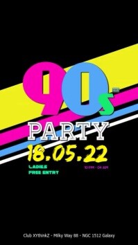 retro party Template | PosterMyWall