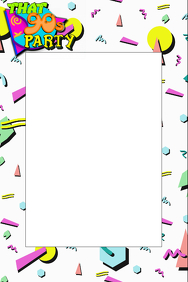 Customizable Design Templates for 90s Party | PosterMyWall
