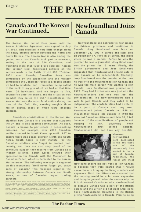 Copy of Copy of Conventional Newspaper Layout | PosterMyWall