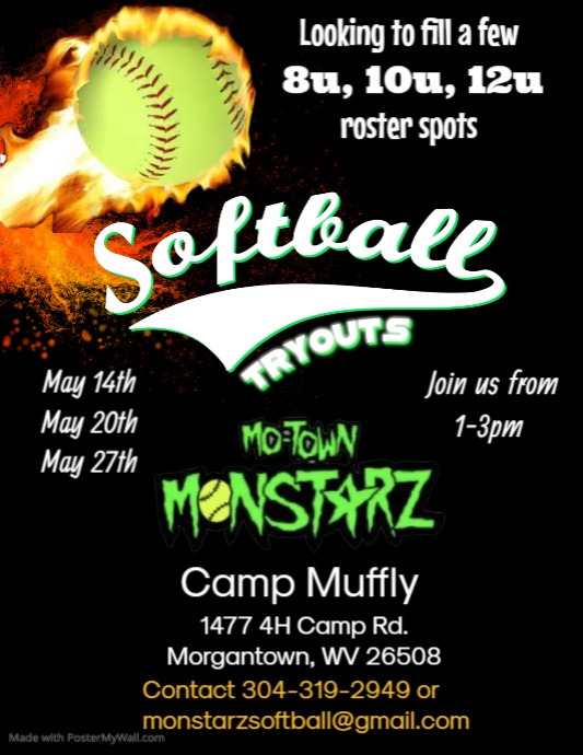 Softball Championship template | PosterMyWall