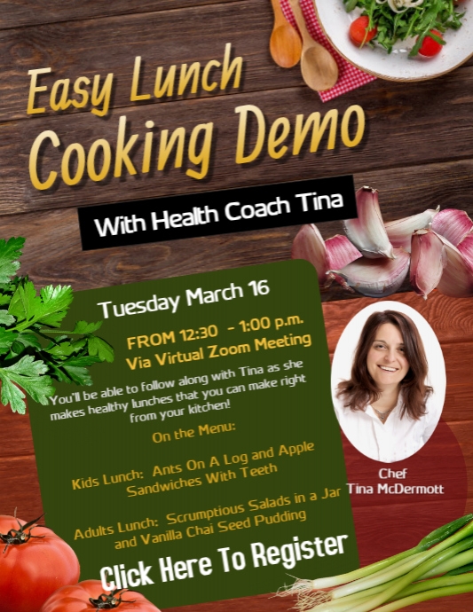 Copy of Cooking Class Flyer | PosterMyWall