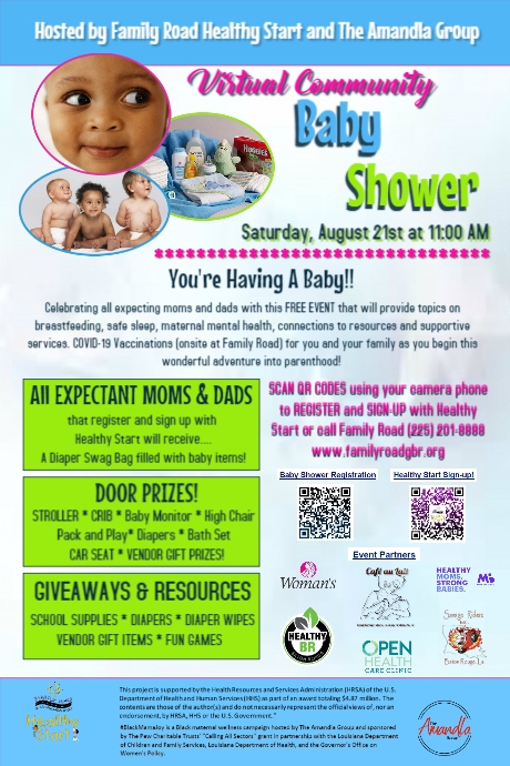 COMMUNITY BABY SHOWER 2021 | PosterMyWall