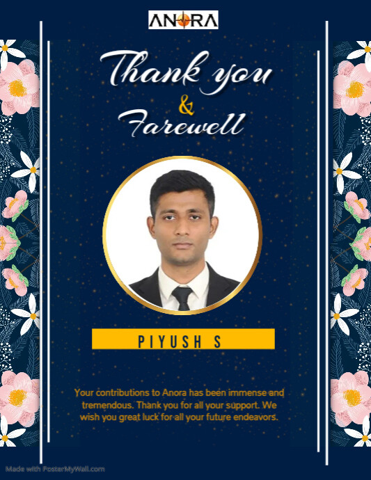 Farewell card | PosterMyWall
