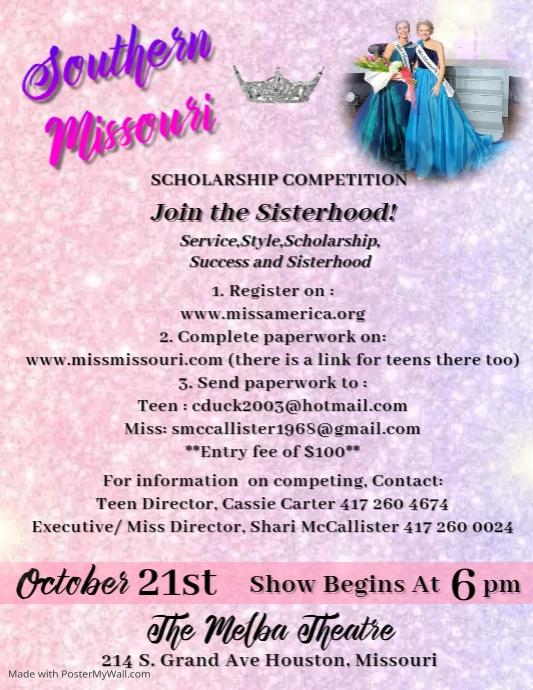 Beauty/Pageant Contest Flyer (1) | PosterMyWall