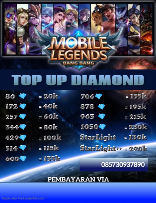 Salinan Mobile Legends Tournament | PosterMyWall