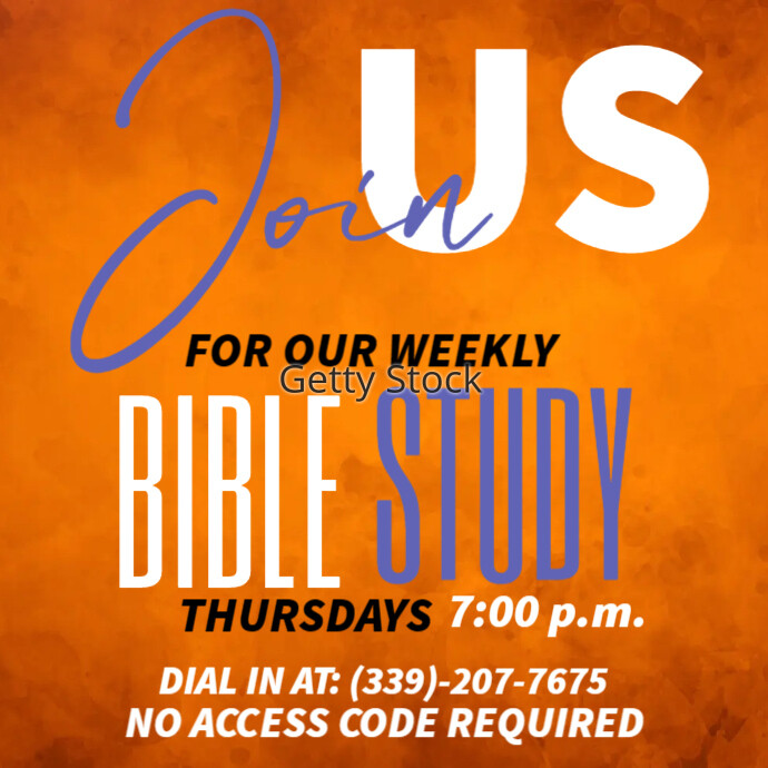 BIBLE STUDY | PosterMyWall