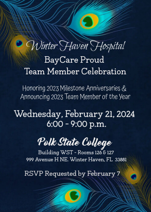 WHH's Service awards invitation (1) | PosterMyWall