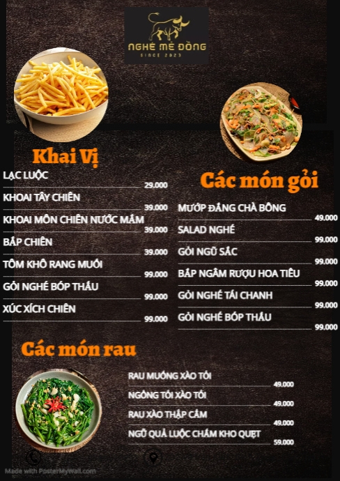 FOOD MENU PINTEREST TEMPLATE.C (1) | PosterMyWall