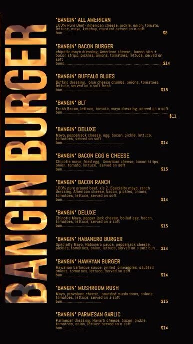 Copy of Digital Grill Burger Bar Menu Template | PosterMyWall
