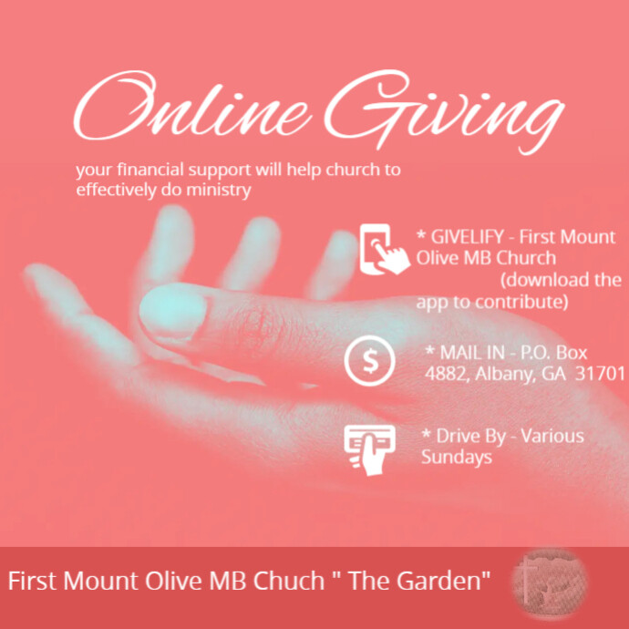 Church Tithe and Offering Ways to Give | PosterMyWall