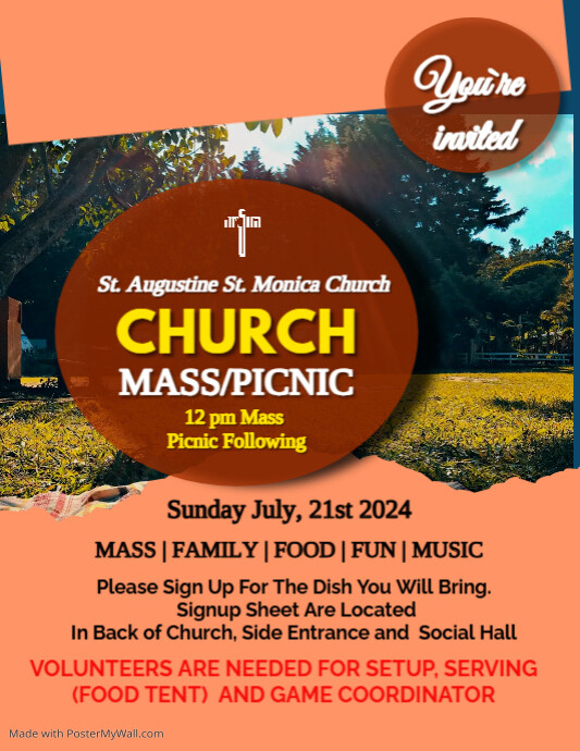 church picnic poster | PosterMyWall