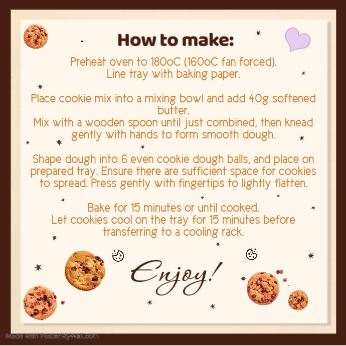 Copy of National Cookie Day Poster Template (1) | PosterMyWall