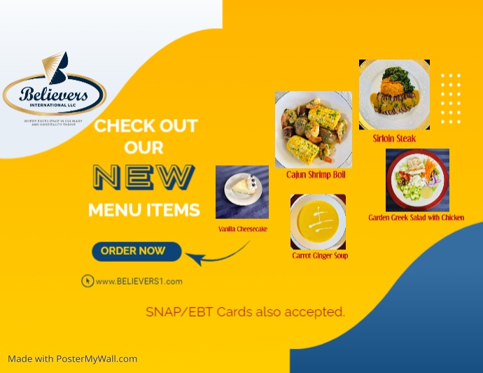 6 New Menu Items | PosterMyWall