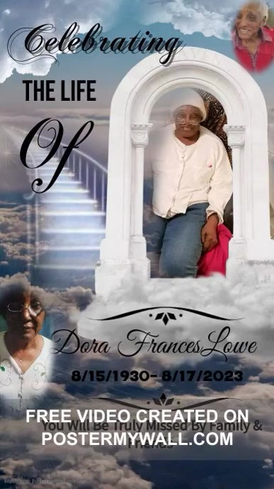 Heaven Funeral template | PosterMyWall