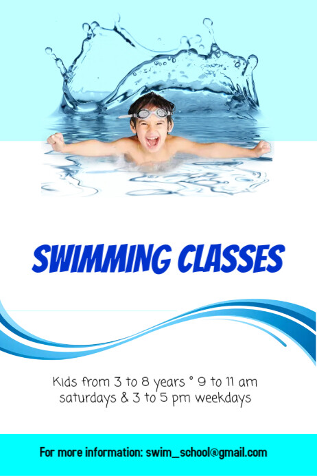 Swimming classes | PosterMyWall