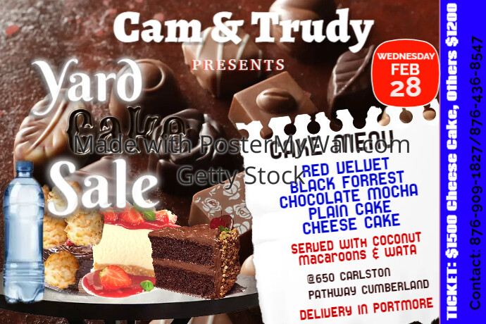 Cake Sale Flyer | PosterMyWall