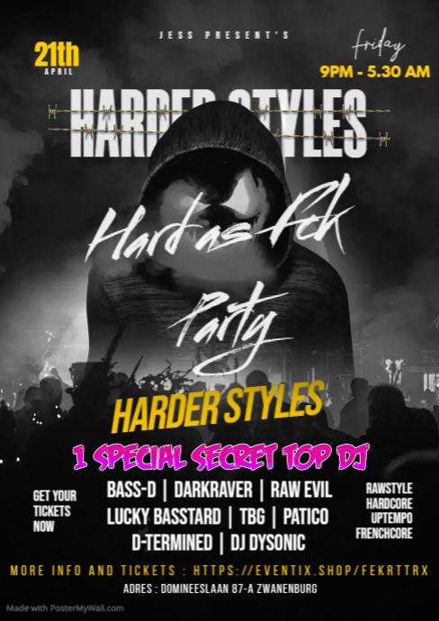 Jess Party Time Table | PosterMyWall