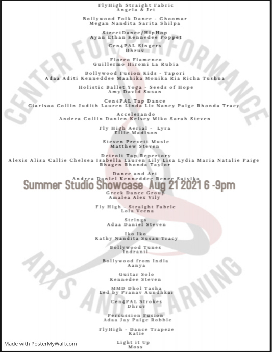 Copy of Copy of Program | PosterMyWall