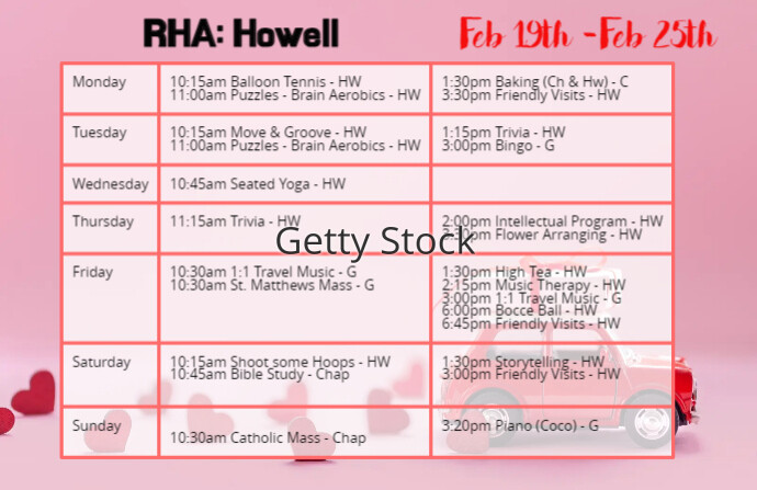 Weekly - Jan 2024- Howell | PosterMyWall