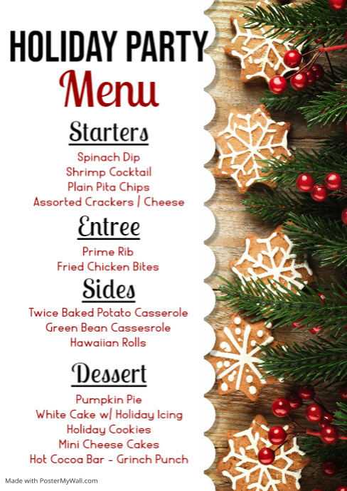 Christmas,Christmas retail,menu | PosterMyWall