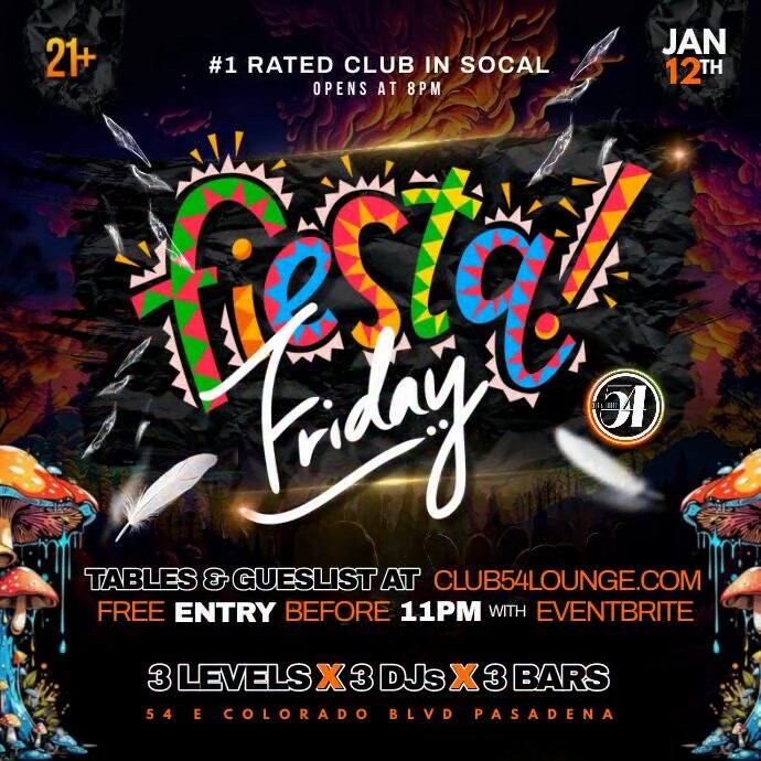 FIESTA FRIDAY 1/12-FINAL APPROVED | PosterMyWall