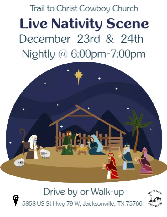 merry christmas, happy nativity | PosterMyWall