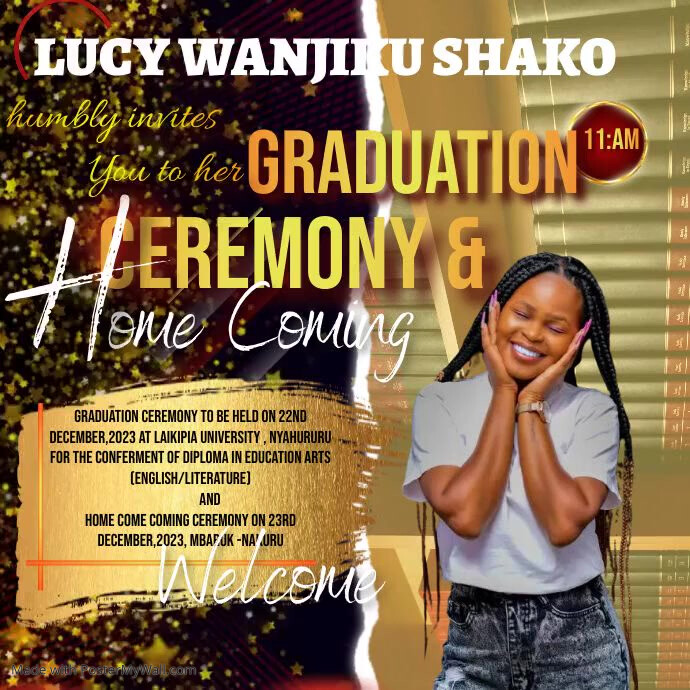 graduation celebration TEMPLATE | PosterMyWall