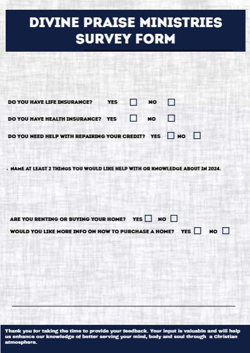 customer feedback form A4 | PosterMyWall