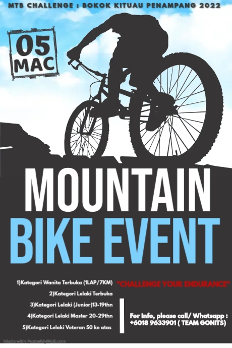 Mountain Bike Event Poster | PosterMyWall