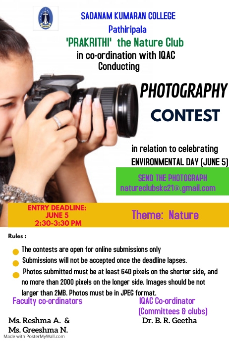 Copy of Copy of Photography Contest Flyer | PosterMyWall