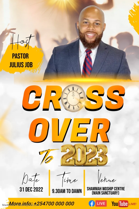 Copy of Cross over poster | PosterMyWall