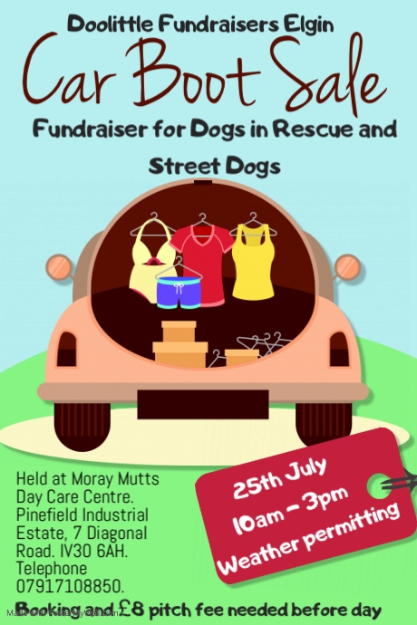 Copy of Copy of Car Boot Sale Flyer Template | PosterMyWall