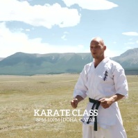Karate Classes Instagram Post Template | PosterMyWall