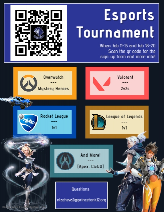 Copy of 1v1 Tourney | PosterMyWall