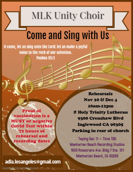 Copy of Choir Anniversary Flyer | PosterMyWall